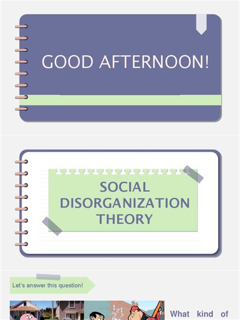 Social Disorganization Theory Pdf Social Inequality