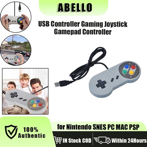 Pc Gamepad Usb Controller Mac Computer Control Joystick Super Nintendo Snes Controller Gameboy