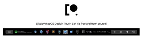 Display The MacOS Dock In Touch Bar Using Pock Bram Us