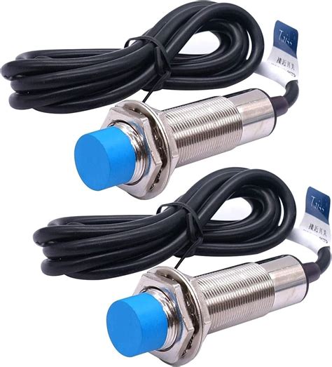 Infri 2pcs M18 Proximity Sensor Npn Nc 6 36vdc 8mm