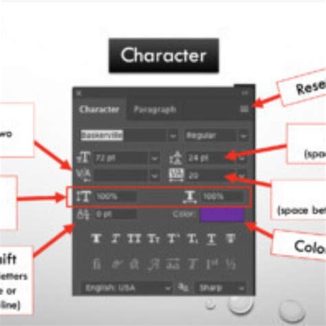 Adobe Photoshop Cc Lesson 2 Formatting Text Classful