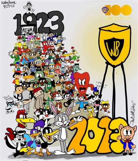 Warner Bros 100th Anniversary By Jazztoons On Deviantart