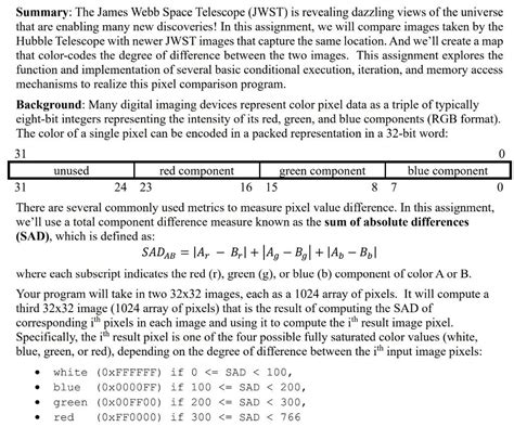 Solved 1 Unpack A Pixels Colors By Pulling The Individu