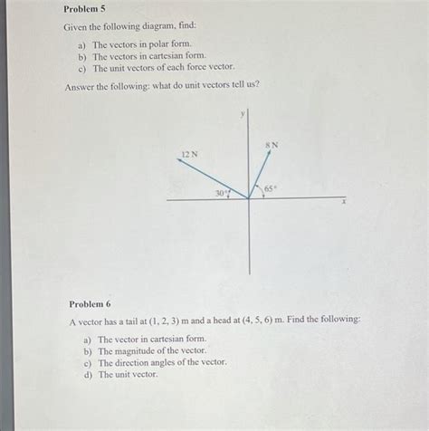 Solved Problem Given The Following Diagram Find A The Chegg