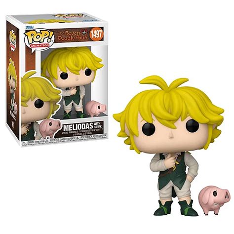 Funko Pop The Seven Deadly Sins 1497 Meliodas With Hawk Game Games