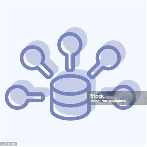 아이콘 데이터 버튼 다운로드 기호와 관련이 있습니다 투톤 스타일 심플한 디자인 일러스트레이션 가상현실에 대한 스톡 벡터 아트 및 기타 이미지 Istock