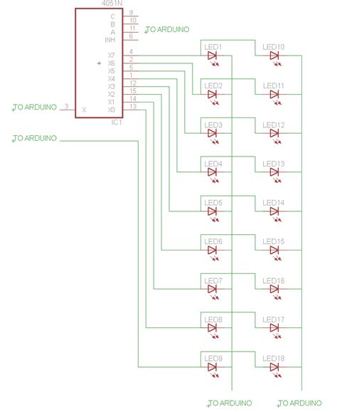 Programming For A Custom LED Matrix Display Page LEDs And Multiplexing Arduino Forum