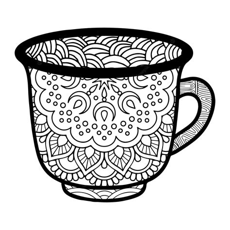 Cup Coloring Pages Coloringlib