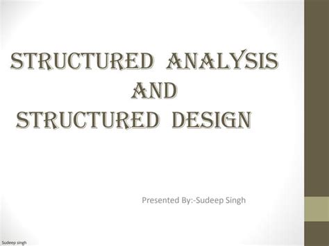Structured Systems Analysis And Design Methodology Docx