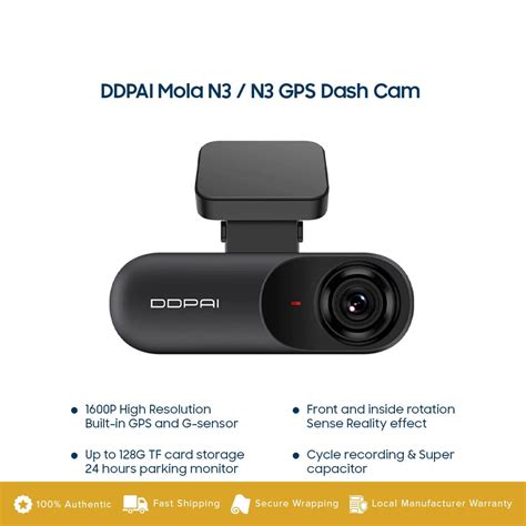 Ddpai Mola N N Gps Dash Cam Price In Malaysia Kts