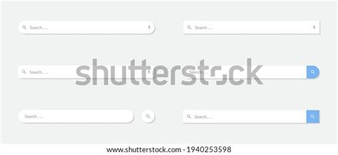 Modern Search Bar Ui Design Website Stock Vector Royalty Free Shutterstock