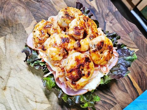 냉장고 파먹기 새우 샌드위치 만들기 배달음식 남은 소스 활용하기