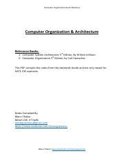 Computer Organization And Architecture Pdf Computer Organization