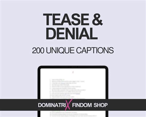 200 Tease And Denial Captions Bundle Seductive And Tortmenting Phrases For Building