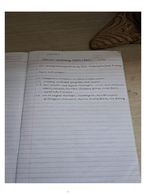 Ajp Unit 1 Notes Pdf