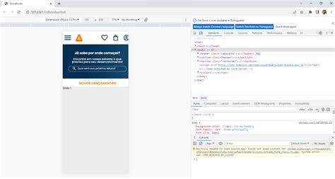 swiperjs nÃo funciona e nÃo bate com o cÓdigo da aula html e css