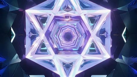 Vibrant Polygons Spin And Intertwine Each One Unique Yet Connected In A Mesmerizing Display Of