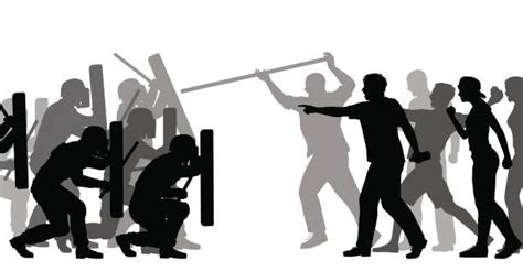 Angry Mob Illustrations Royalty Free Vector Graphics And Clip Art Istock