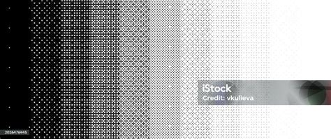 Pixelated Gradient Texture Black Dithered Gradation Background Retro