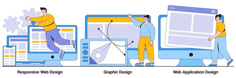 Responsive Web Design Graphic Design Web Application Design Concept
