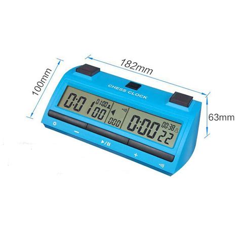 Chess Game Timer Digital Chess Clock With Light Vicedeal