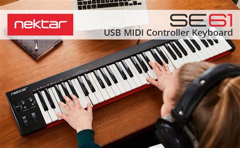 Nektar Se61 Usb Midi Controller Keyboard With Nektar Daw