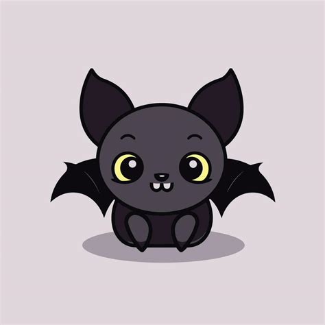 Cute Kawaii Bat Chibi Mascot Vector Cartoon Style 23506854 Vector Art At Vecteezy