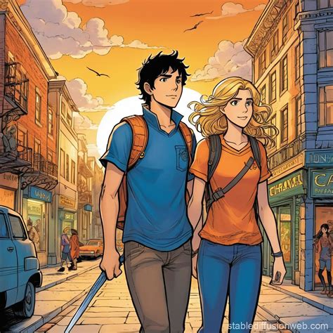 Percy Jackson Und Annabeth Chase Zeichnungen Comics