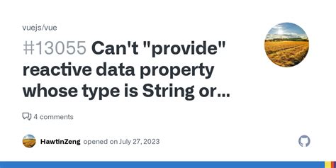 Can T Provide Reactive Data Property Whose Type Is String Or Number