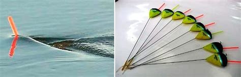 Поплавок для рыбалки на течении