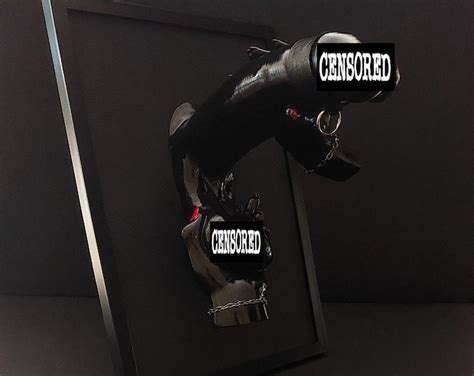Stroke It D Erotic Fetish Art Sculpture BDSM Penis Cum Handjob Wall Art Etsy