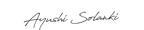 95 Ayushi Solanki Name Signature Style Ideas Best Esign