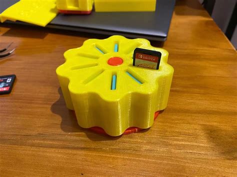 Rotating Nintendo Switch Game Holder Von Desktop Inventions Kostenloses Stl Modell Rotating Nintendo Switch Game Holder Von Desktop Inventions Kostenloses Stl Modell