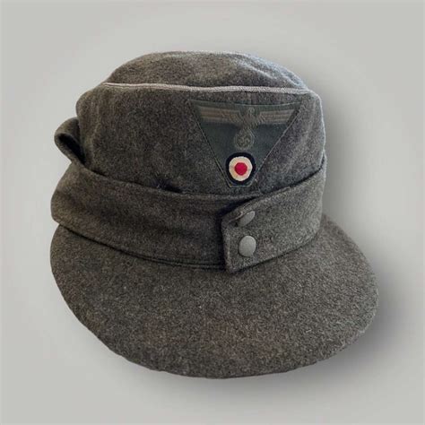 Ww2 German Heer M43 Officers Field Cap Militaria Headgear