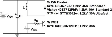 Schematic Of The 2 Pulse Clamped Inductive Switching Rig Duts Are 3