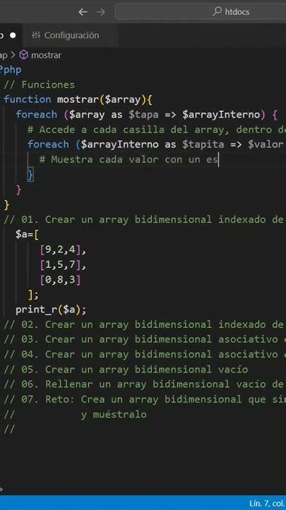 Mostrar Los Valores De Un Array Multidimensional Parte 2 Php