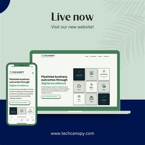 Websitelaunch Newwebsite Techcanopysoftwarelabs Innovation