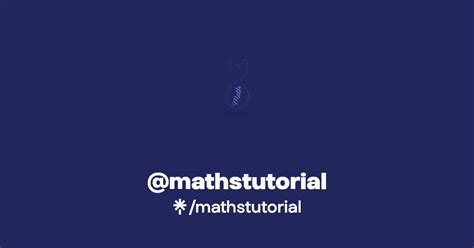 Mathstutorial Linktree