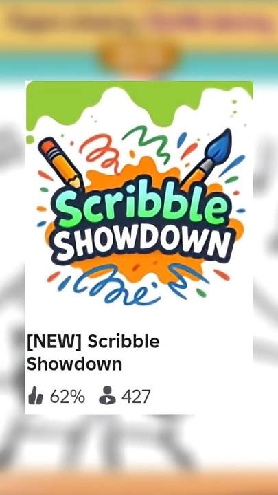 Roblox Game Scribble Showdown Youtube