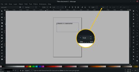 How To Adjust Text In Inkscape