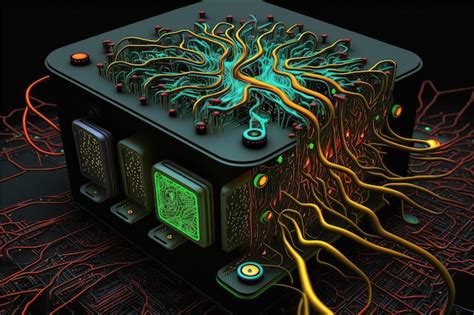 Premium Photo Neural Network Simulation With Realtime Processing And