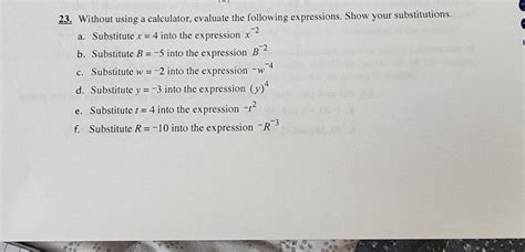 Solved Without Using A Calculator Evaluate The Chegg