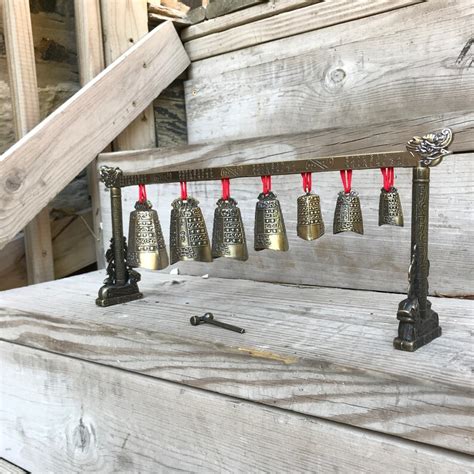 Chinese Bianzhong Chime Bell Chinese Old Musical Instruments Etsy