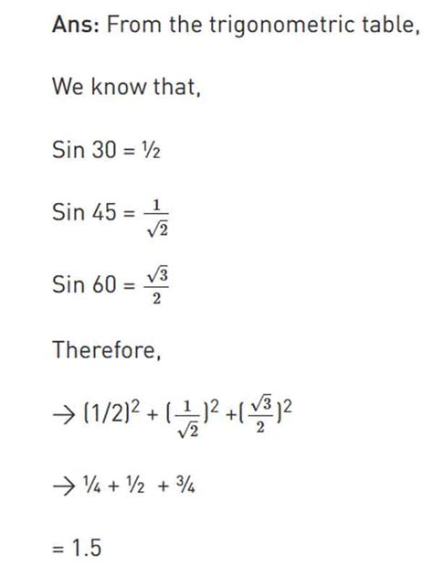 Sin 30 Formula ⭐️⭐️⭐️⭐️⭐️