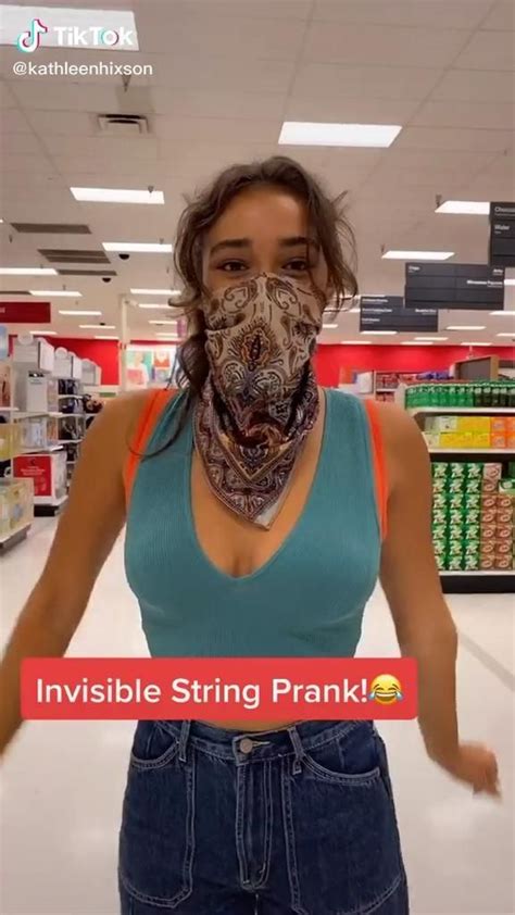 Invisible String Prank Funny Pranks Funny Prank Videos Pranks