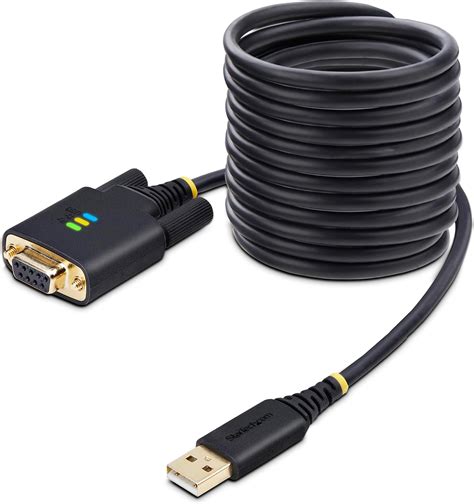 10ft 3m Usb To Null Modem Serial Adapter Cable