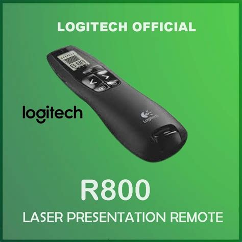 Jual Logitech R800 Wireless Pointer Persentasi GREEN LASER Laser Pointer Logitech Shopee