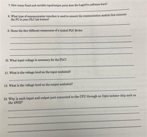 solved 7 how many fixed and variable input output ports