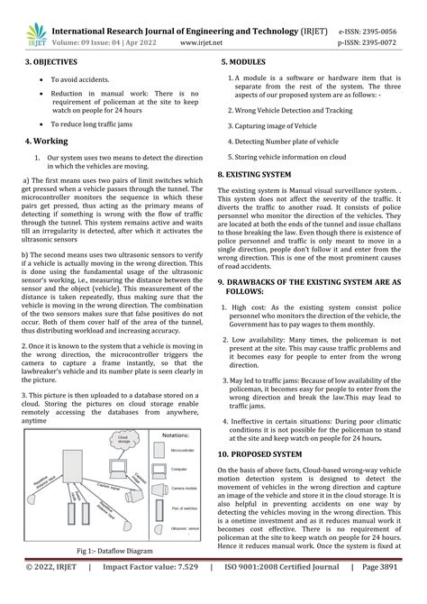 Wrong Way Vehicle Motion Detection System Pdf Auto Safety Technologies Auto Technology