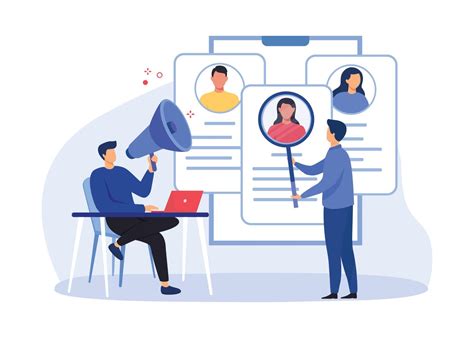 Hiring Employee Open Recruitment Concept Job Vacancy Vector Illustration 20811045 Vector Art